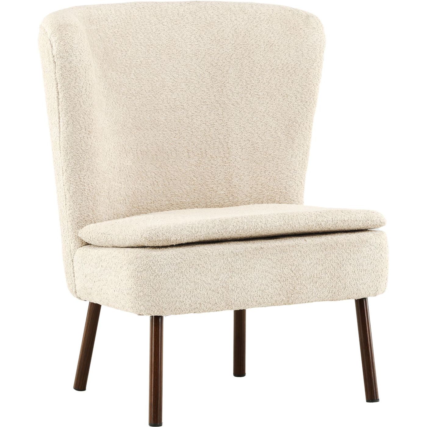 Nojatuoli Vind Hällsö, teddykangas, luonnonvalkoinen | Taloon.com