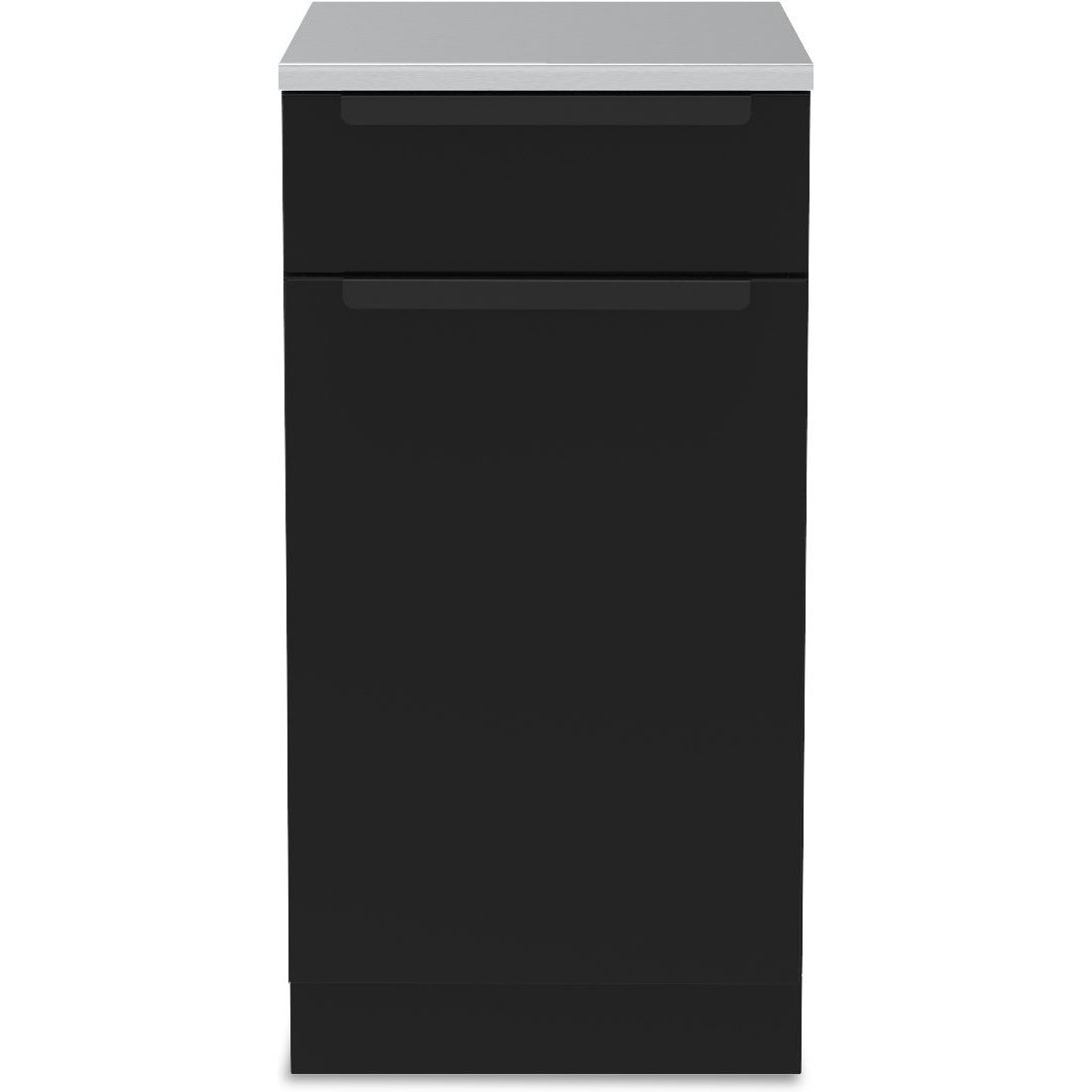 Ulkokeittiösarja Broil King Baron MOK, sivukaappi jätteille | Taloon.com