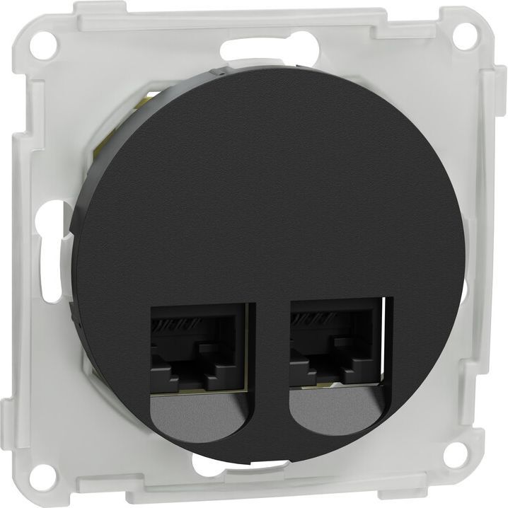 Datarasia Schneider Electric ELKO One, 2x8 CAT6 UTP, suora, uppoasennus ...