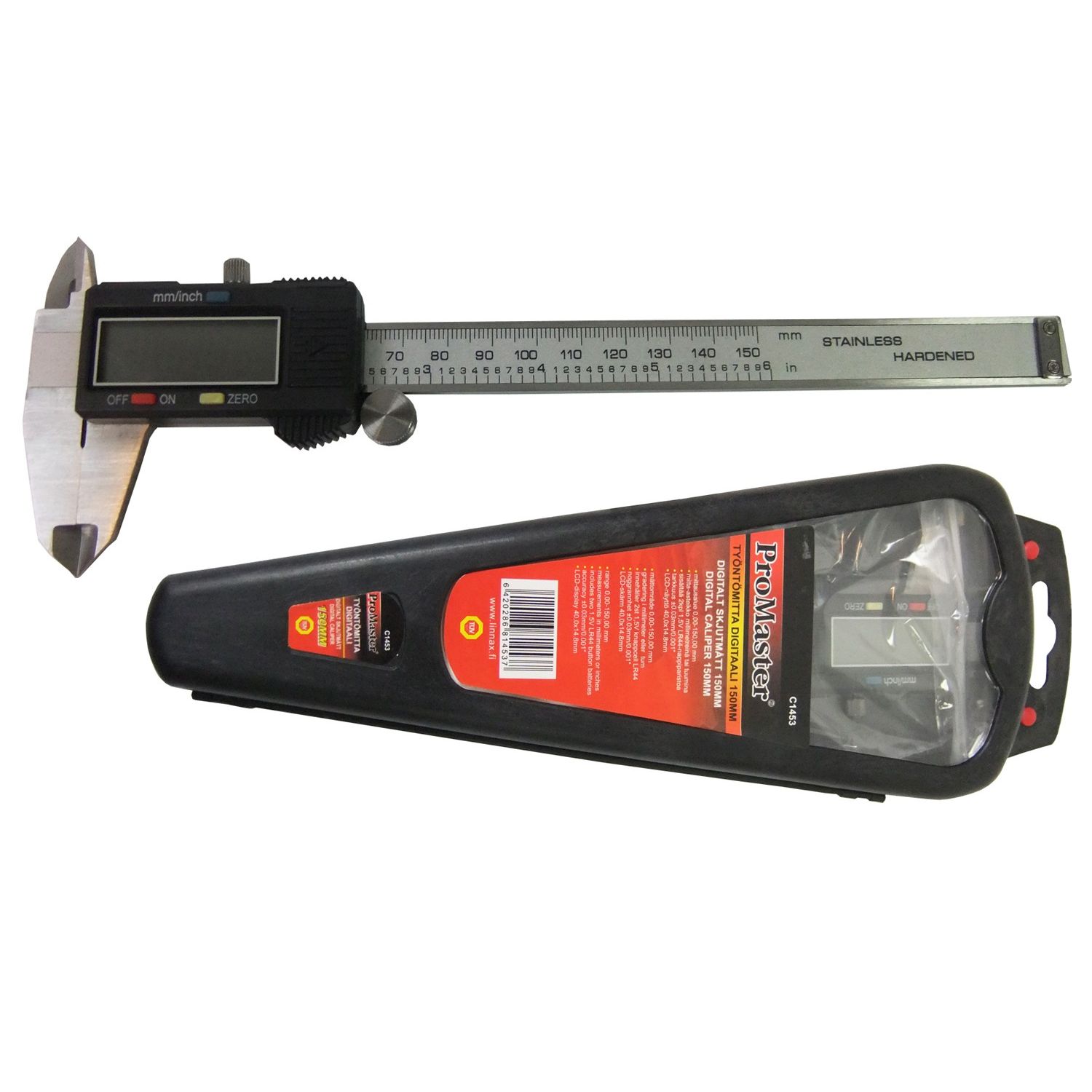 Digitaalityöntömitta ProMaster 150 mm | Taloon.com