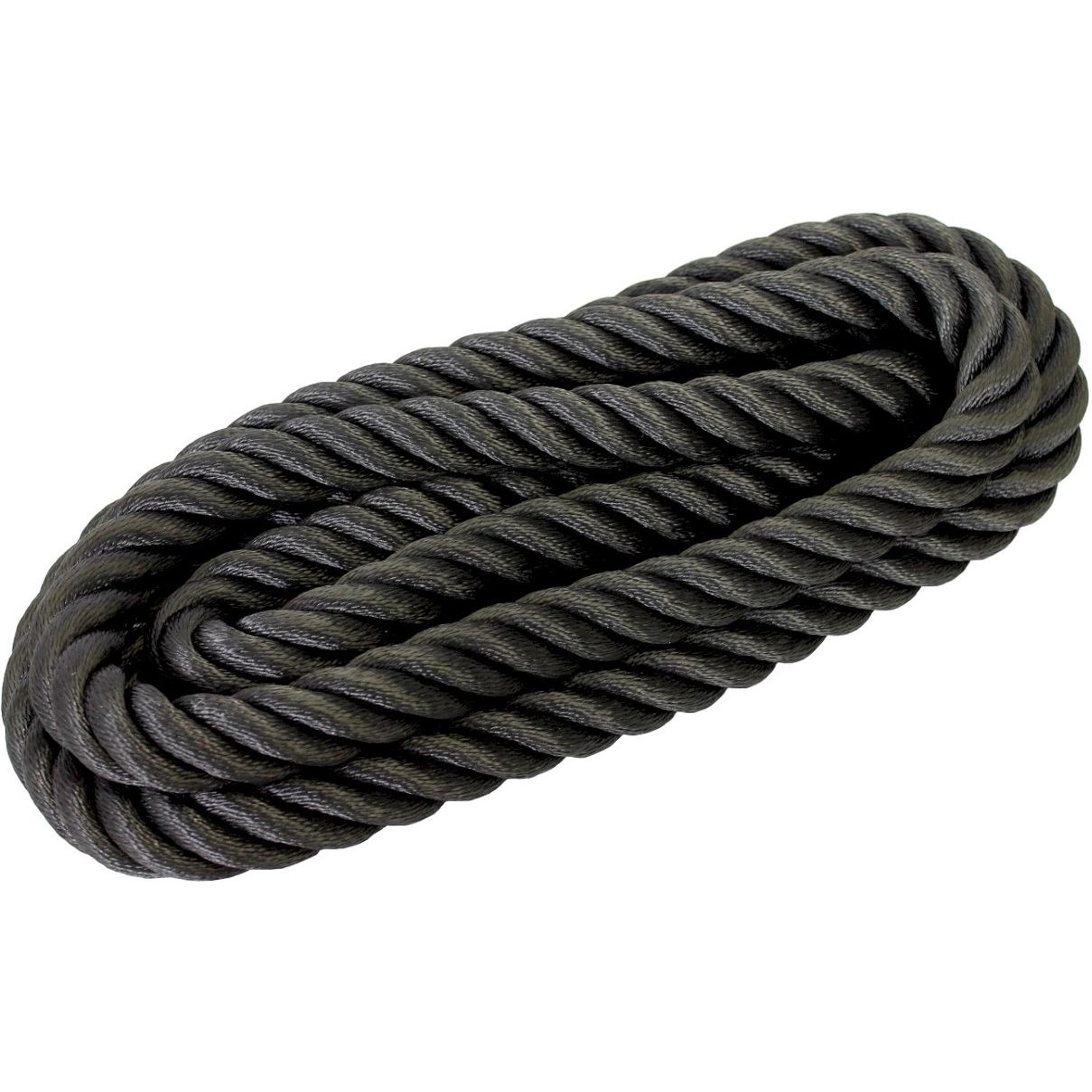 Kaideköysi Piippo keinohamppu musta 36mm x 6m | Taloon.com