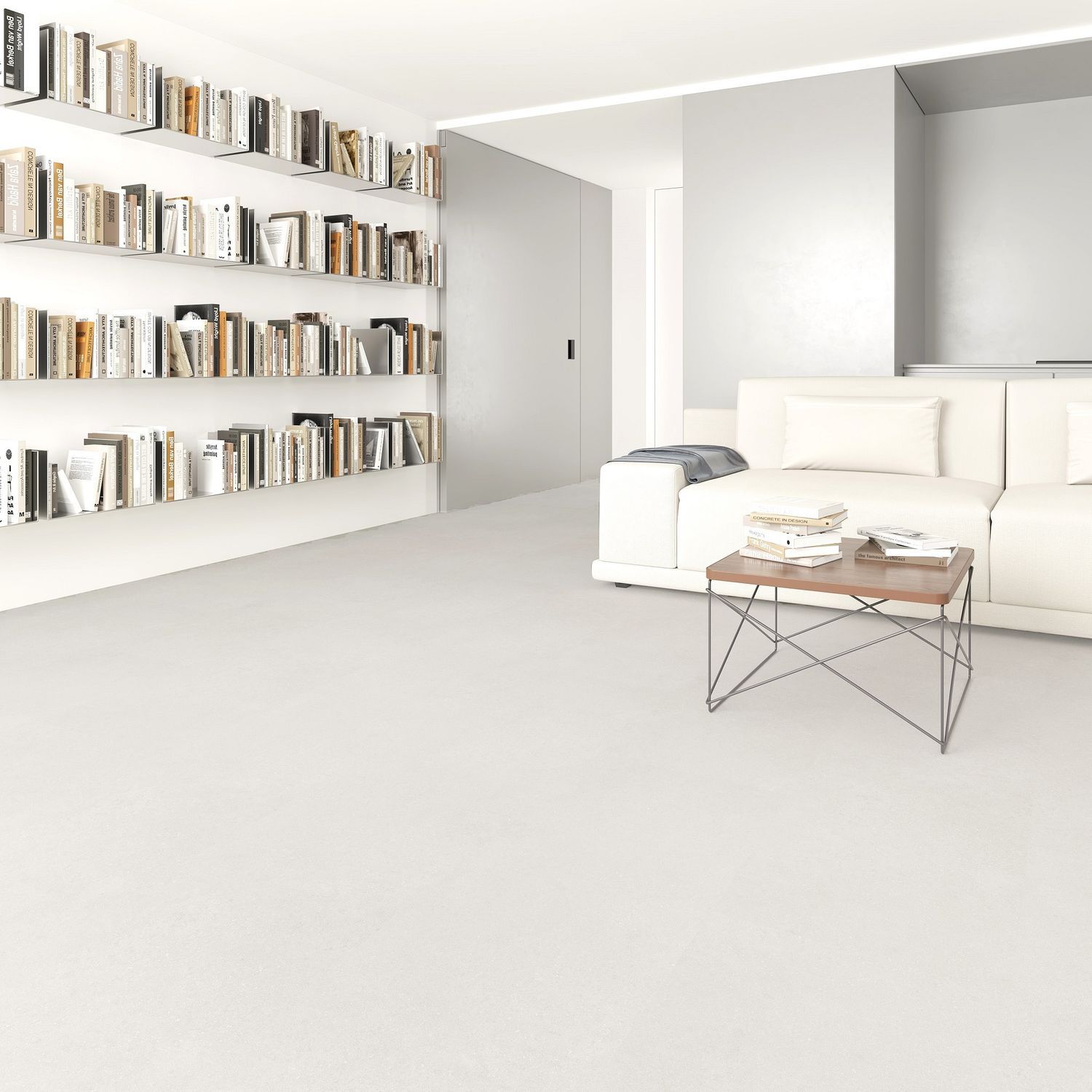 Kivikomposiittivinyylilaatta DomusFlooring Iku-Turson kuukivi ...