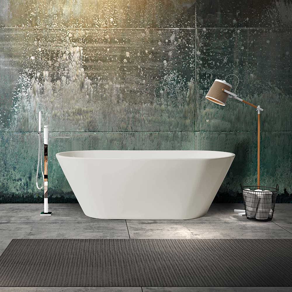 Kylpyamme Bathlife Balans, 1580x700mm, valkoinen | Taloon.com