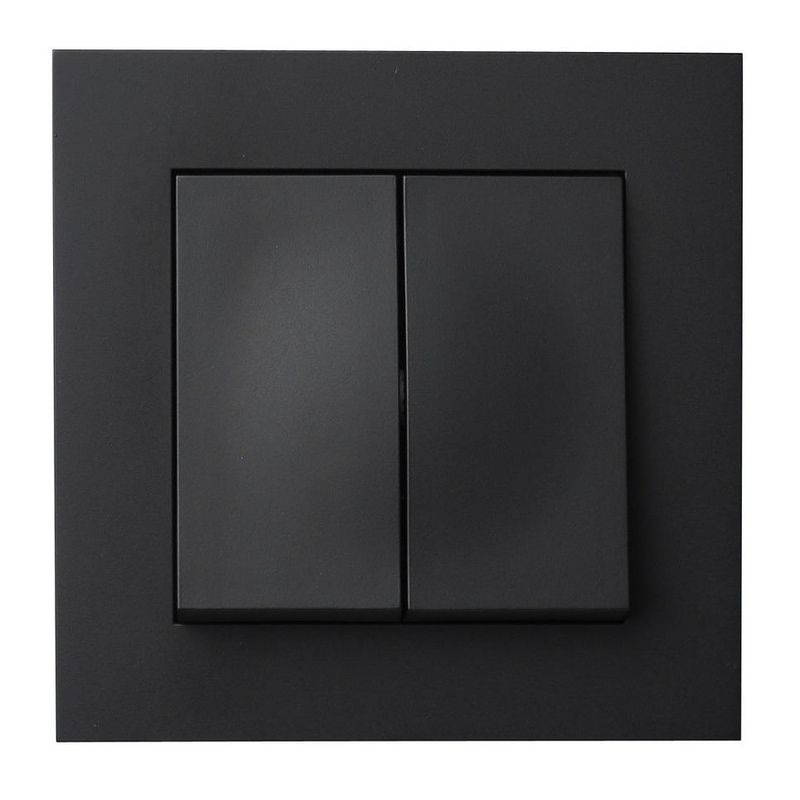 Kytkin ELKO Plus 6+6/16A/250V/IP20 UPJ musta | Taloon.com