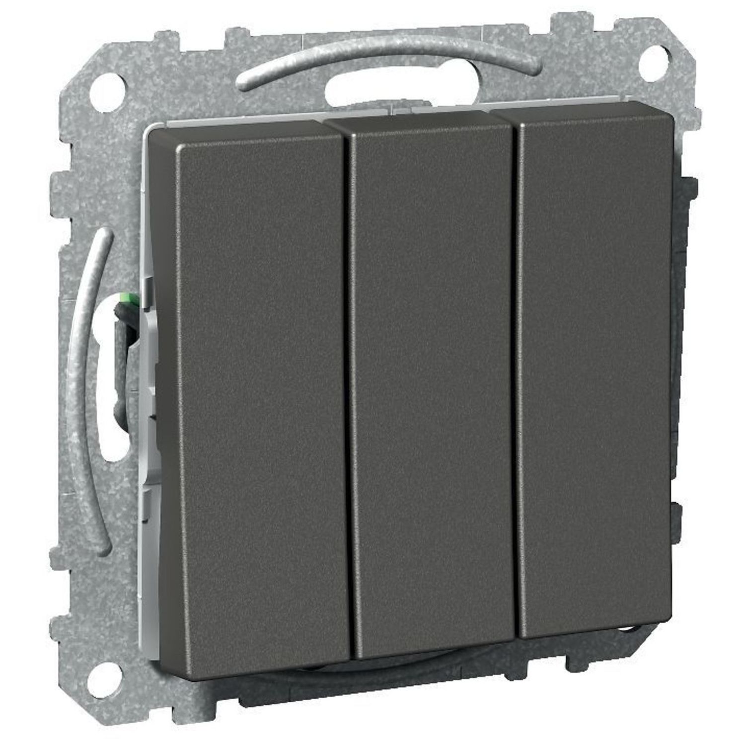 Kytkin 1+1+1 2X UKJ antrasiitti Exxact | Taloon.com