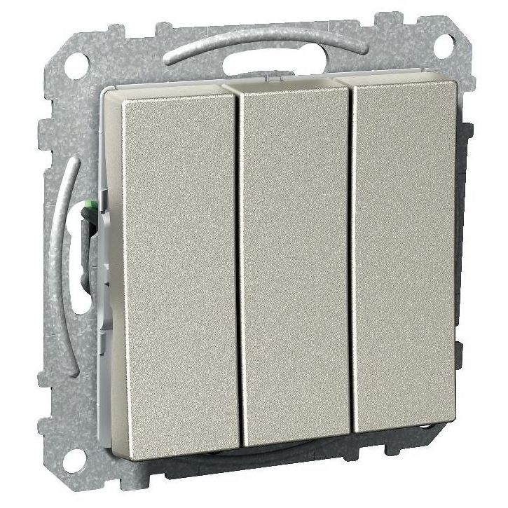 Kytkin 1+1+1 2X UKJ metalli Exxact | Taloon.com