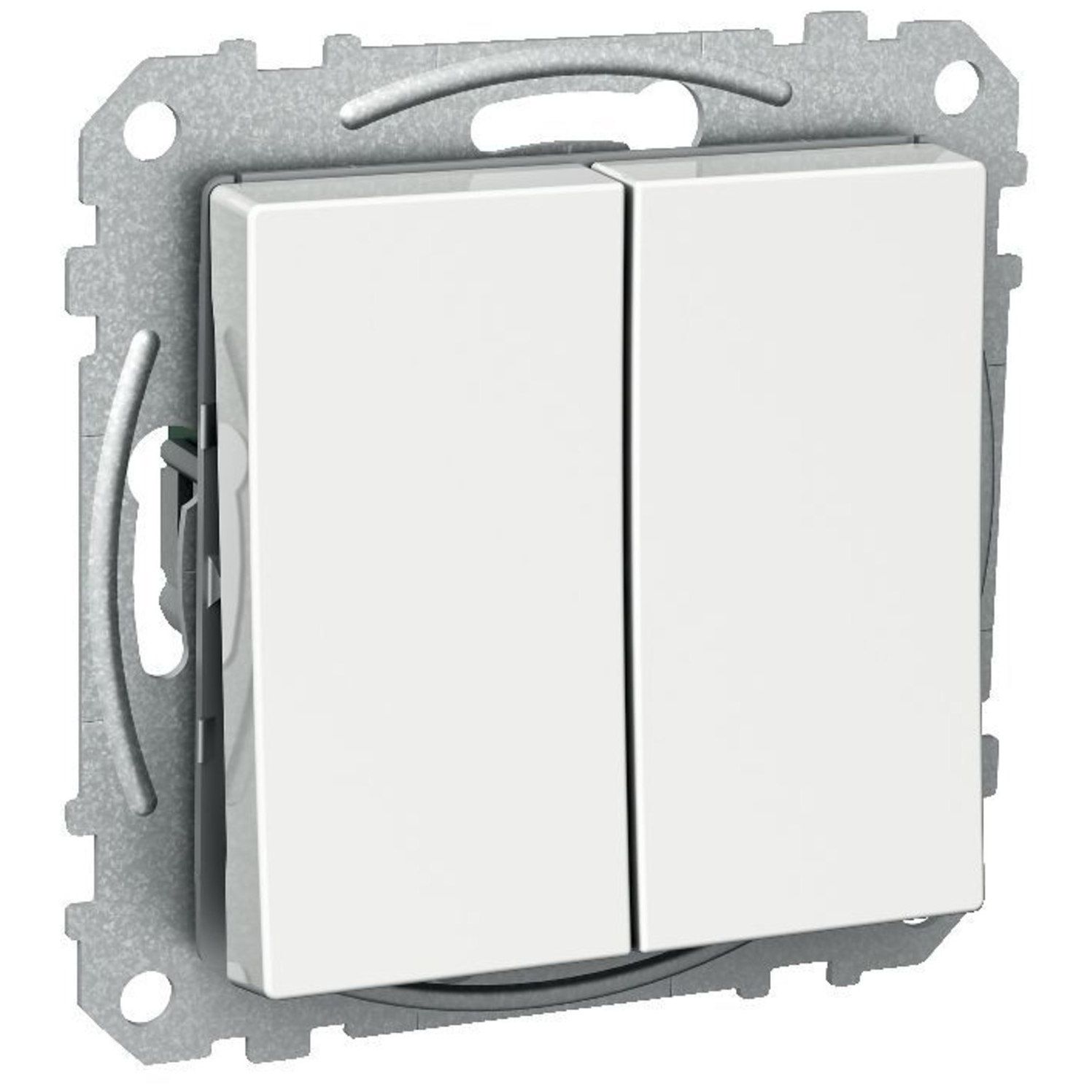 Kytkin 6+6 0X UKJ valkoinen Exxact | Taloon.com