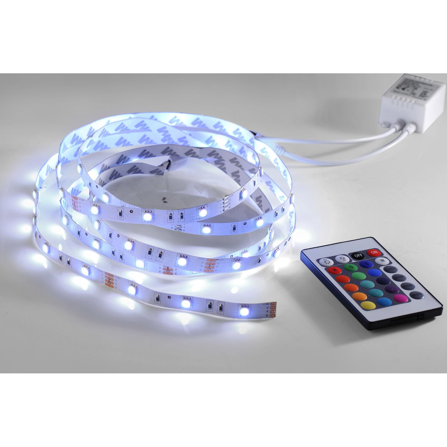 LED nauha LeuchtenDirekt Teania 16,8W 230V RGB 360lm IP20 valkoinen ...