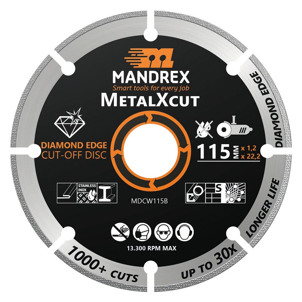 Timanttilaikka Mandrex MetalXcut 230 mm metallille | Taloon.com