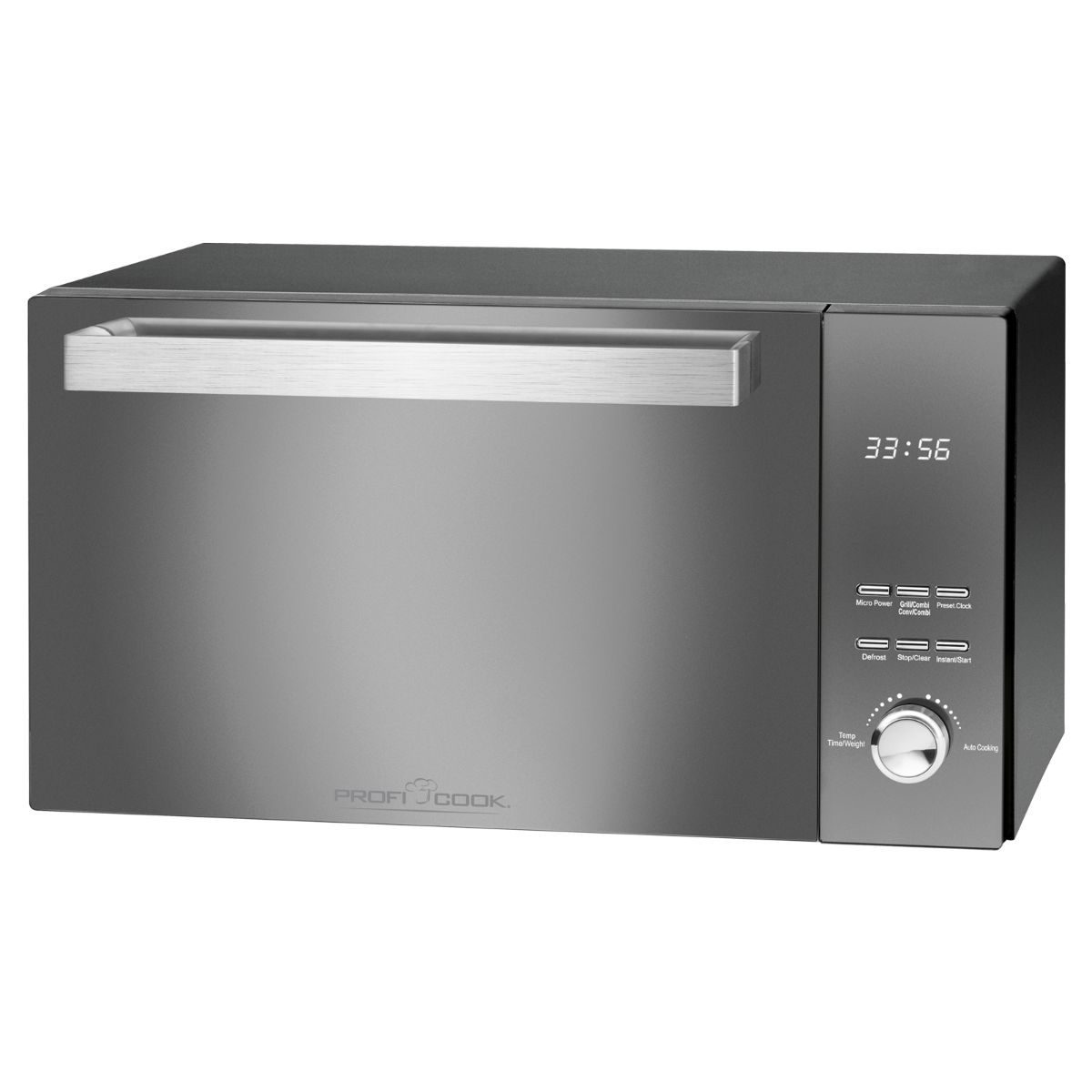 Mikroaaltouuni ProfiCook MWG1204 50 cm musta | Taloon.com
