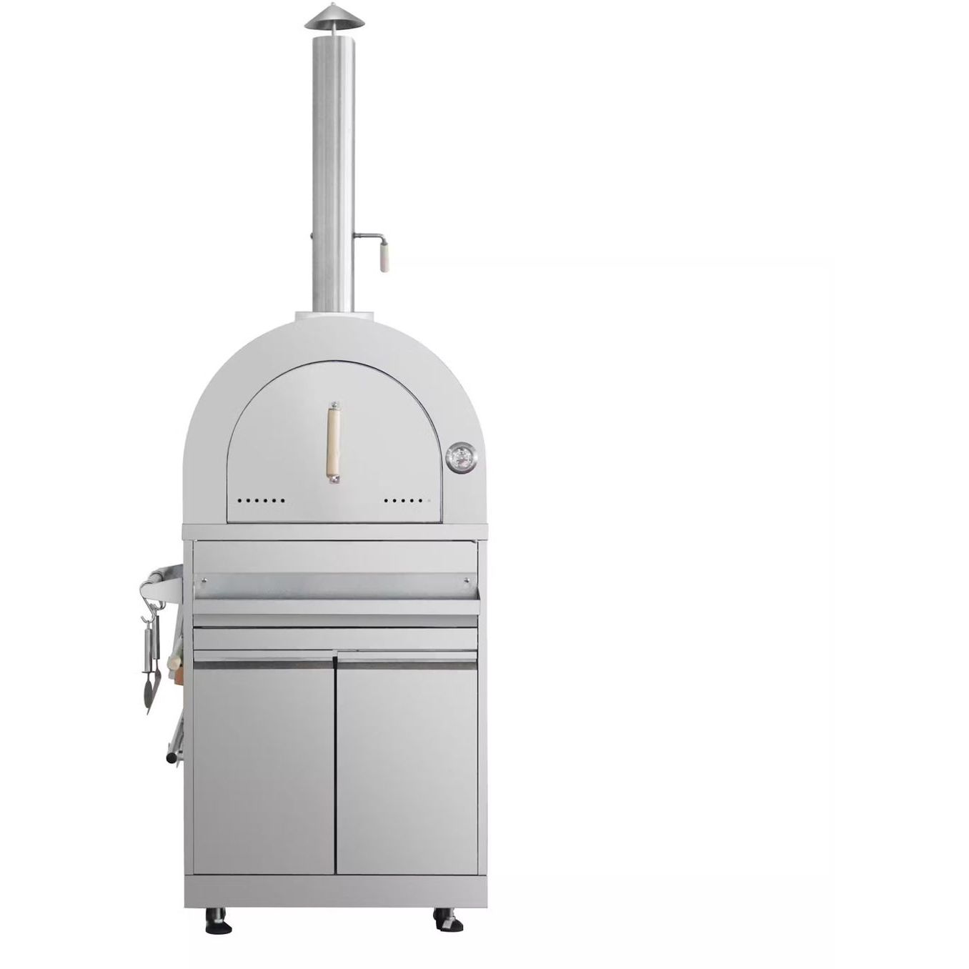Pizzauuni Myoutdoorkitchen Inox Range, puulämmitteinen, rst | Taloon.com