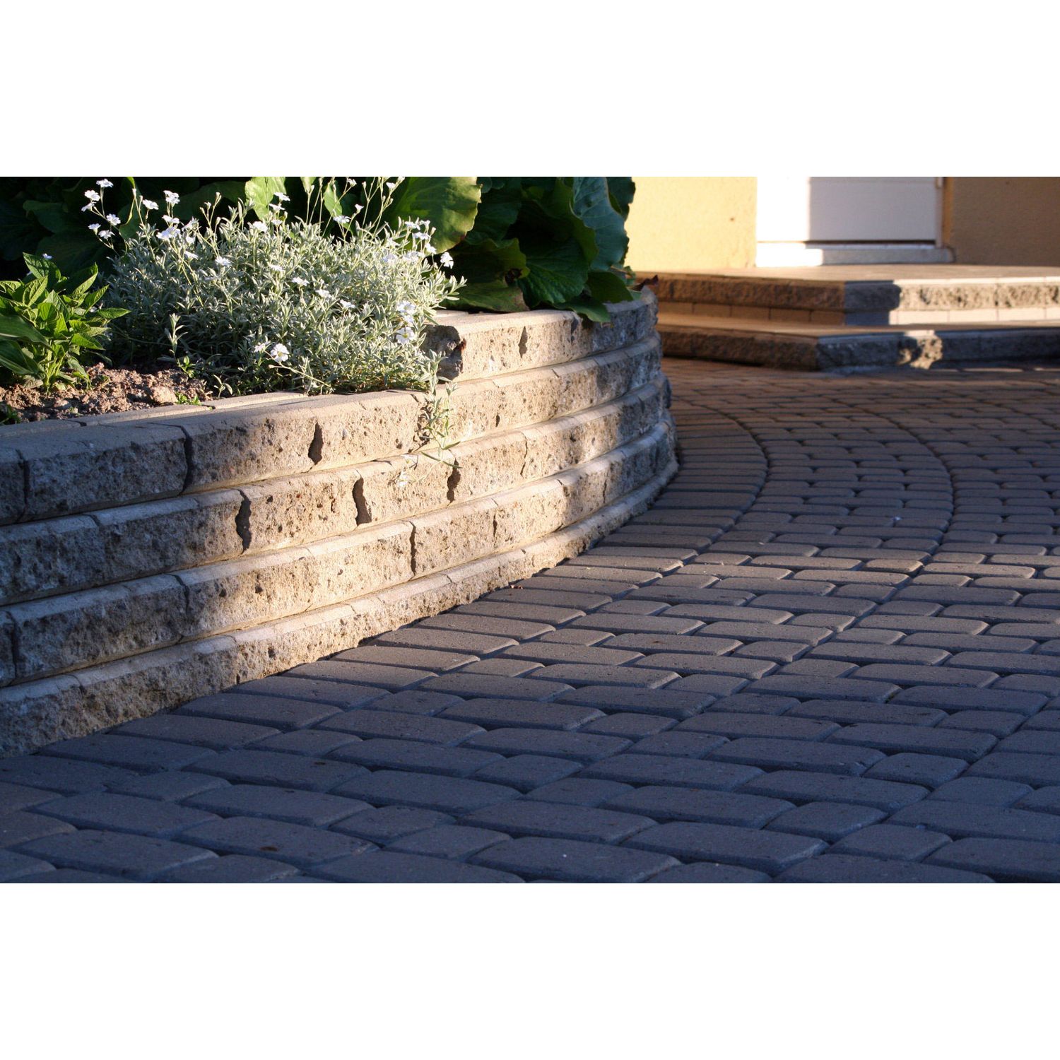 Muurikivi Lakka 360x300x80 mm harmaa - Muurikivet - Taloon.com