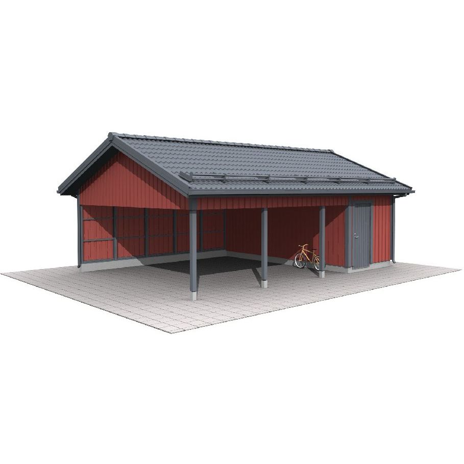 Autokatos Piharati B6, kylmä runko, lomalaudoitus, 15m² | Taloon.com