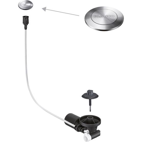 Pohjaventtiilin kaukosäätösetti Blanco Infino Push Control | Taloon.com