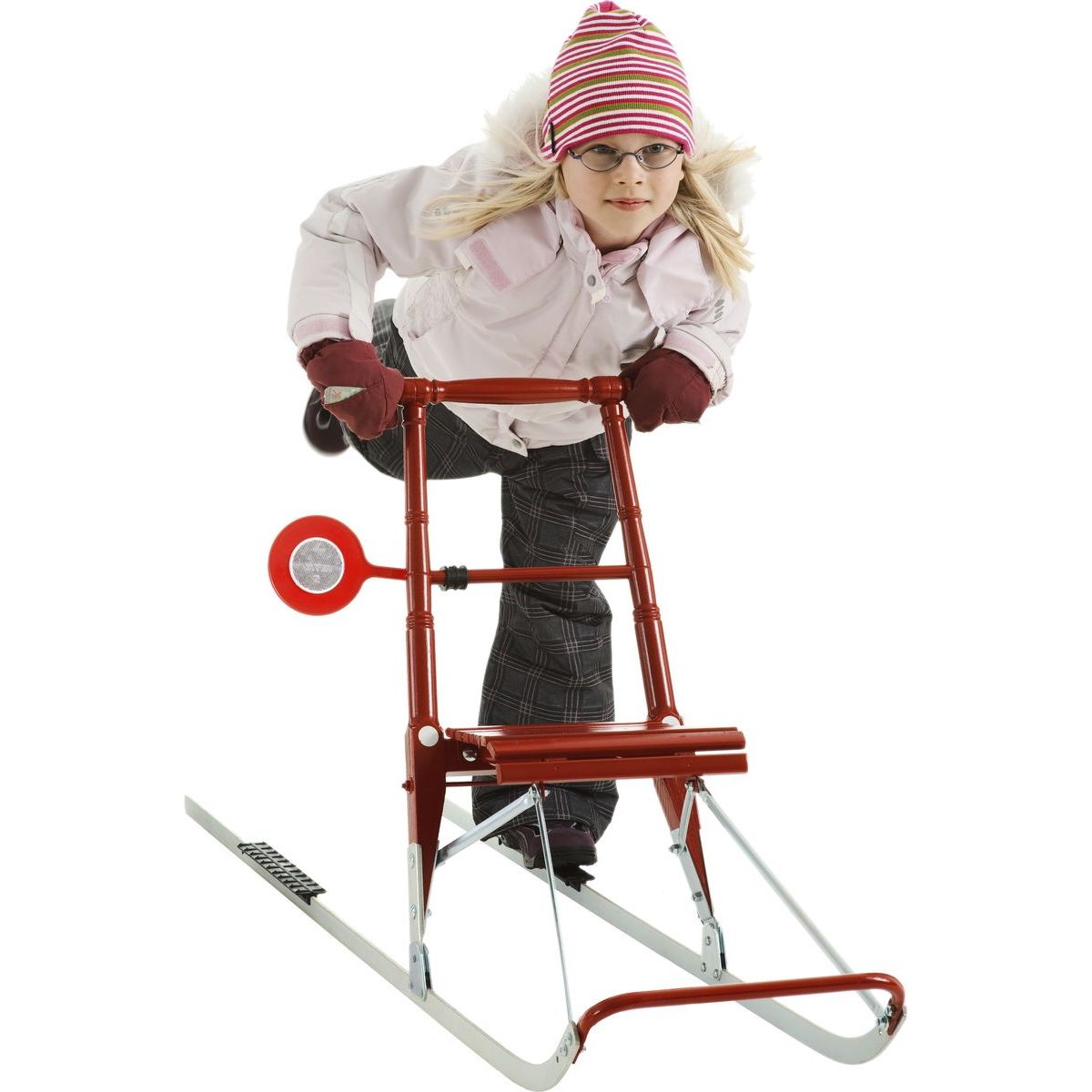 Lasten potkukelkka Esla T2 100-130 cm punainen - Taloon.com