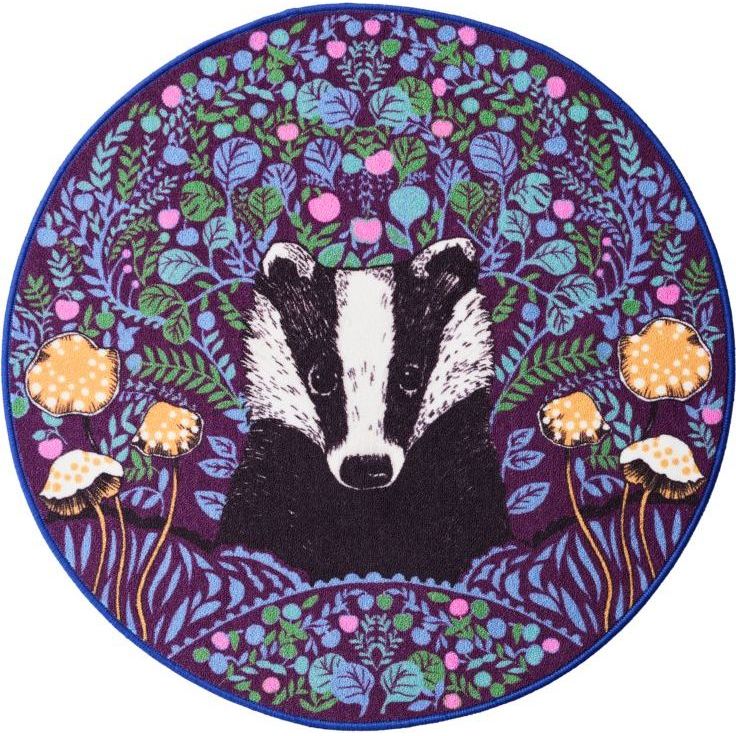 Pyöreä matto Vallila Yövuoro sininen eri kokoja | Taloon.com