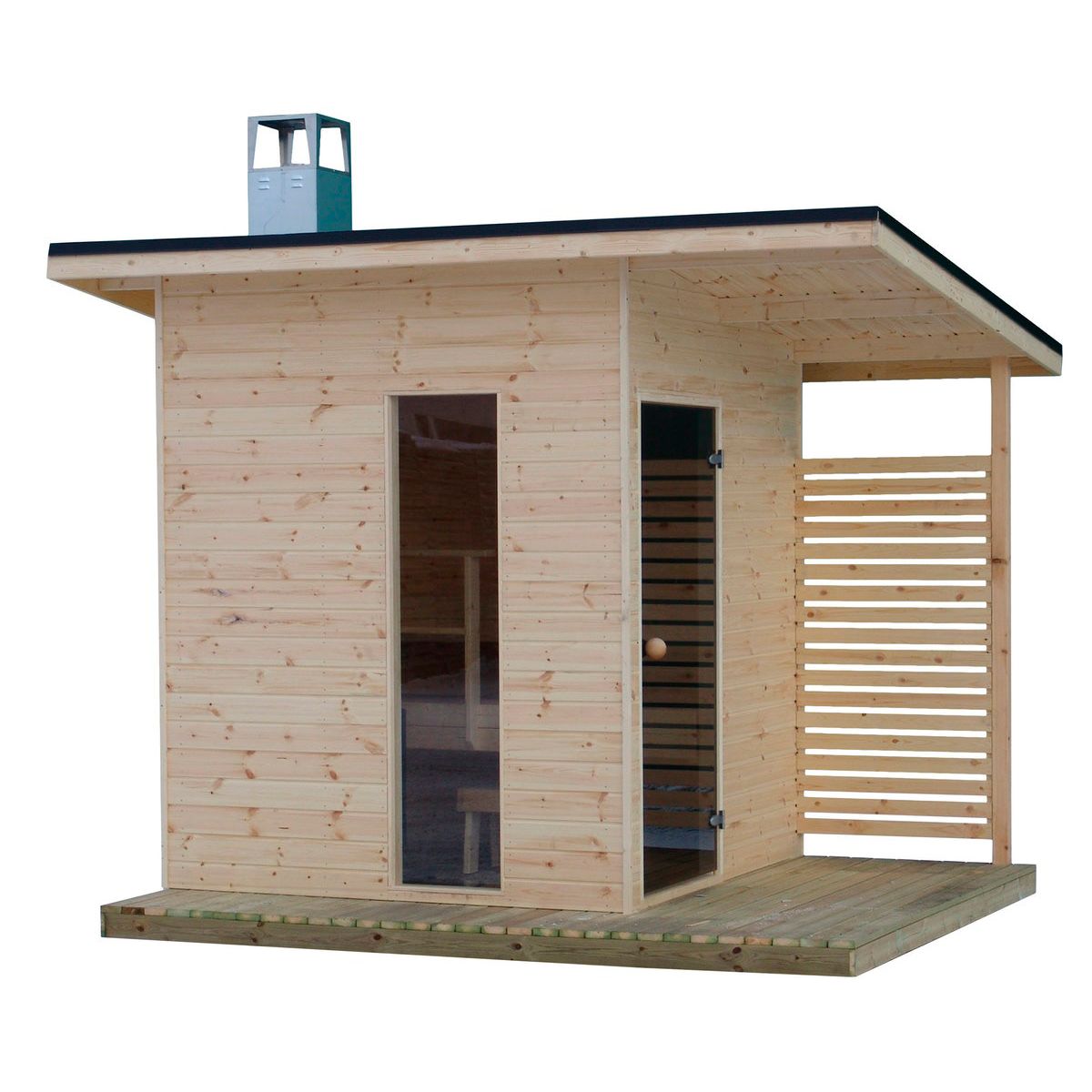 Pihasauna Suomi 100 sauna Tammiston puu | Taloon.com