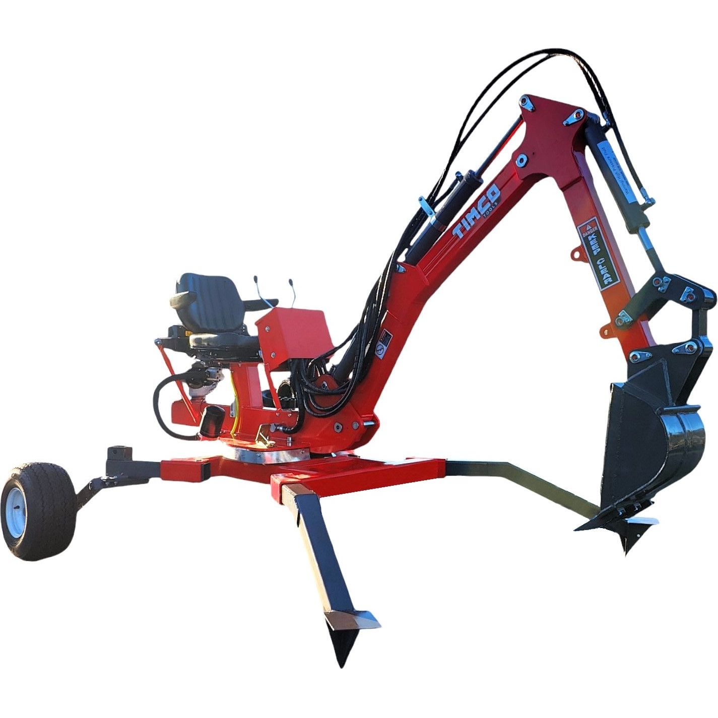 Kaivuulaite Timco ATV-570R, mönkijällä liikuteltava, 360 astetta ...