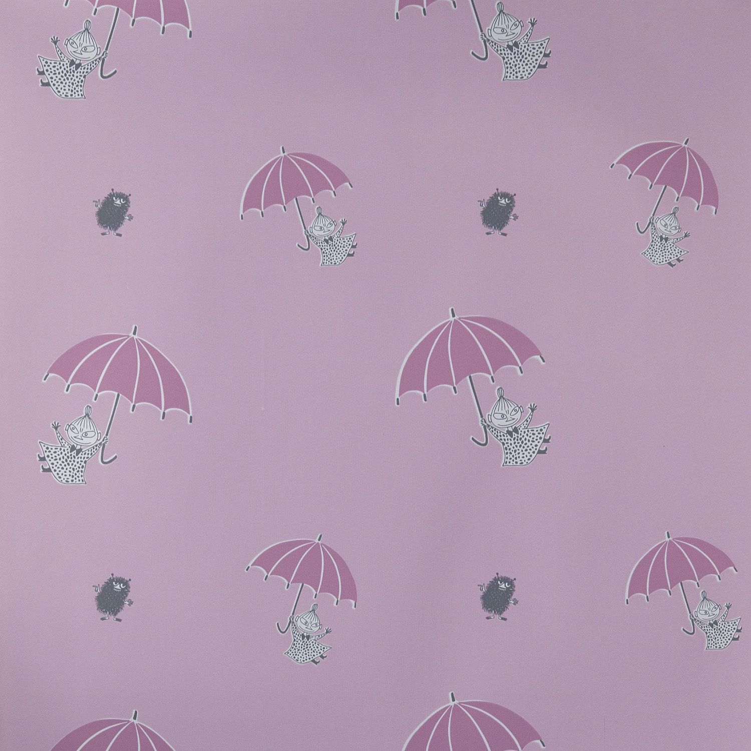 Tapetti Sandudd Muumi 4911-1 0,53x11,2m vaaleanpunainen/pinkki non ...