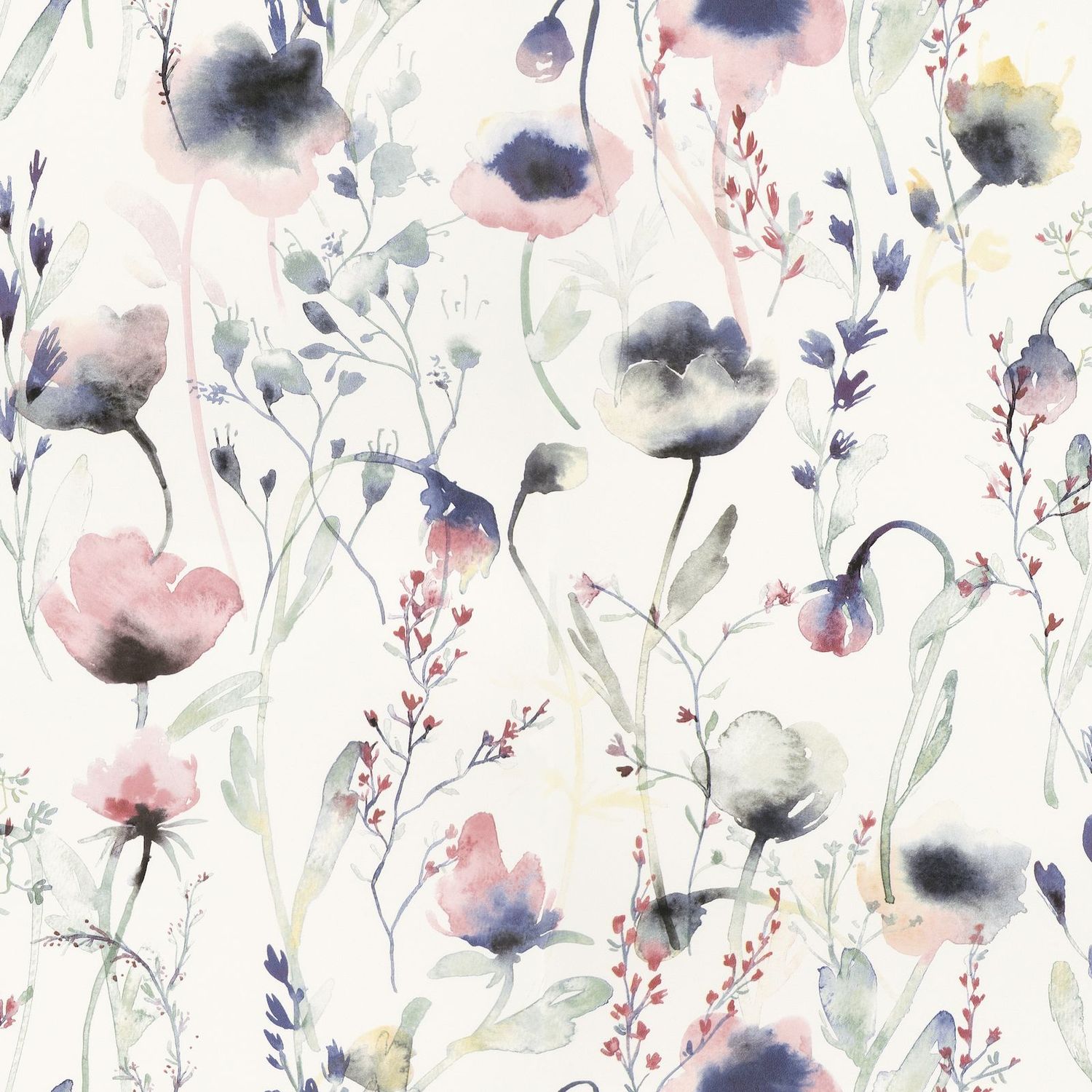 Tapetti Sandberg Lo pinkki 0,53x10,05 m non-woven | Taloon.com