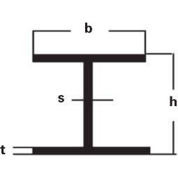 Teräspalkki HEB 340 S355J2 pituus 12 m | Taloon.com