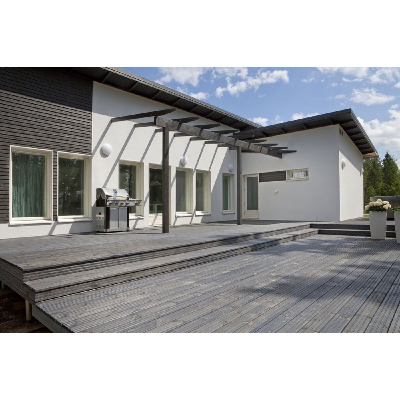 Terassilauta 28x145x4200 mm kestopuu AB vihreä - Taloon.com