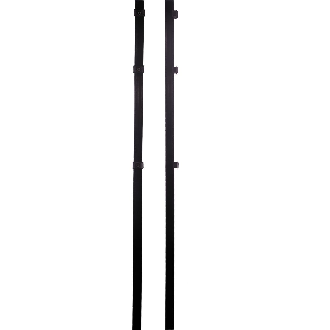 Tolppa paneeliaidalle X/O Hortus 40x40x1500mm musta | Taloon.com