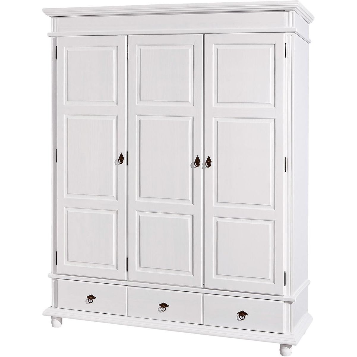 Vaatekaappi Greta 166 cm valkoinen - Vaatekaapit - Taloon.com