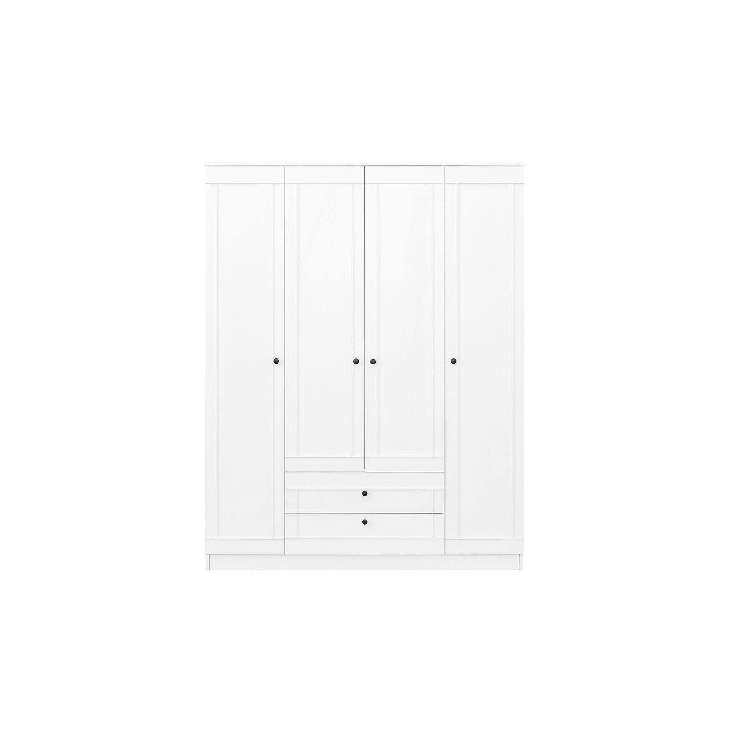 Vaatekaappi Linento Furniture Lia 4 180, valkoinen | Taloon.com