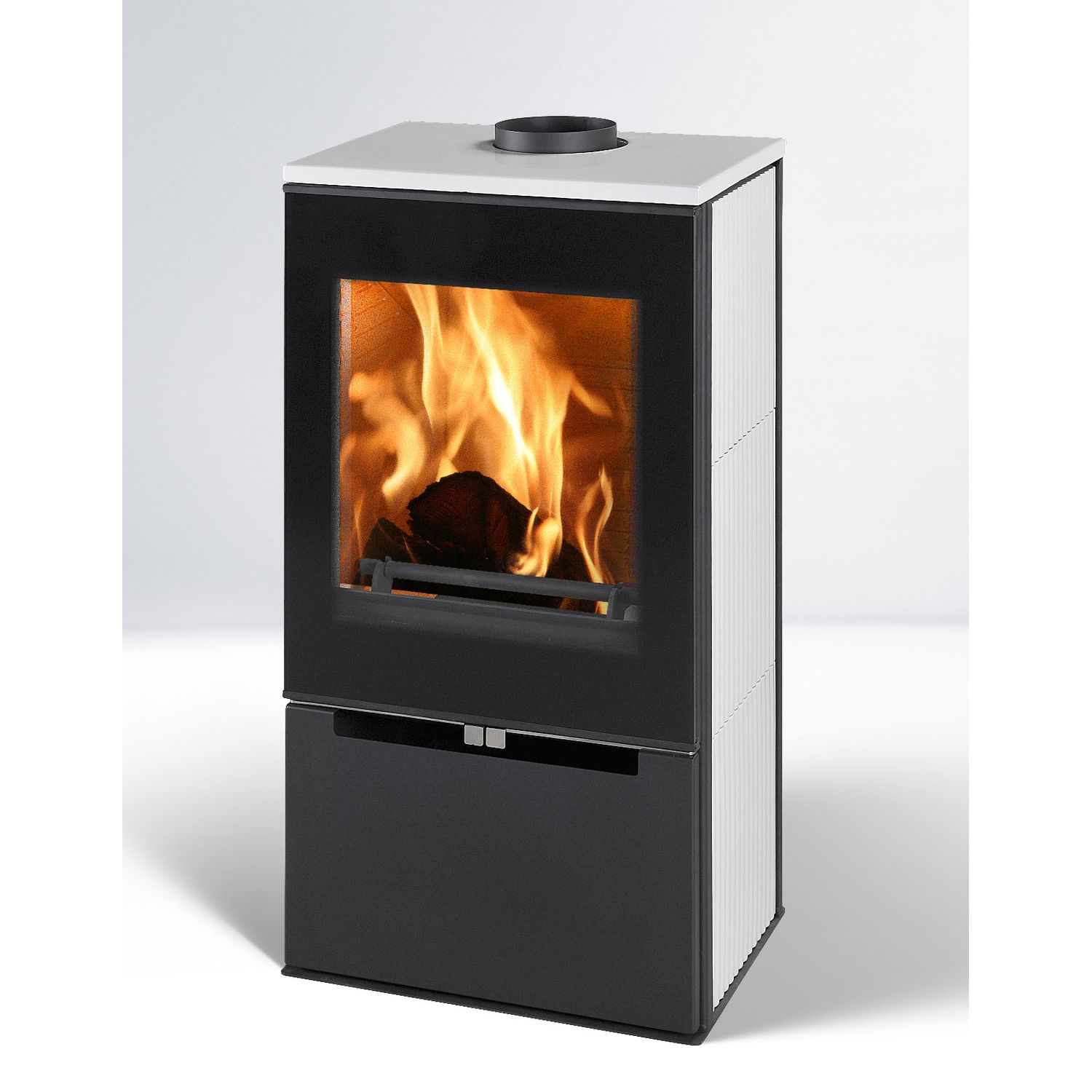 Valmistakka Thorma Cremona Top 8 kW musta/valkoinen | Taloon.com
