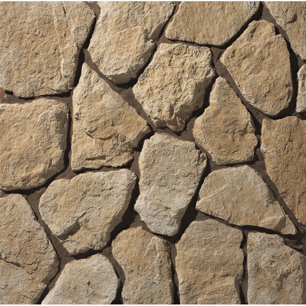 Verhoilukivi Mathios Stone Fieldstone Champagne | Taloon.com