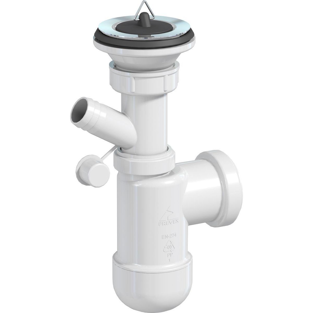 Pullovesilukko Prevex, muovia, pohjaventtiilillä, 22mm pk-liitos, ilman ...