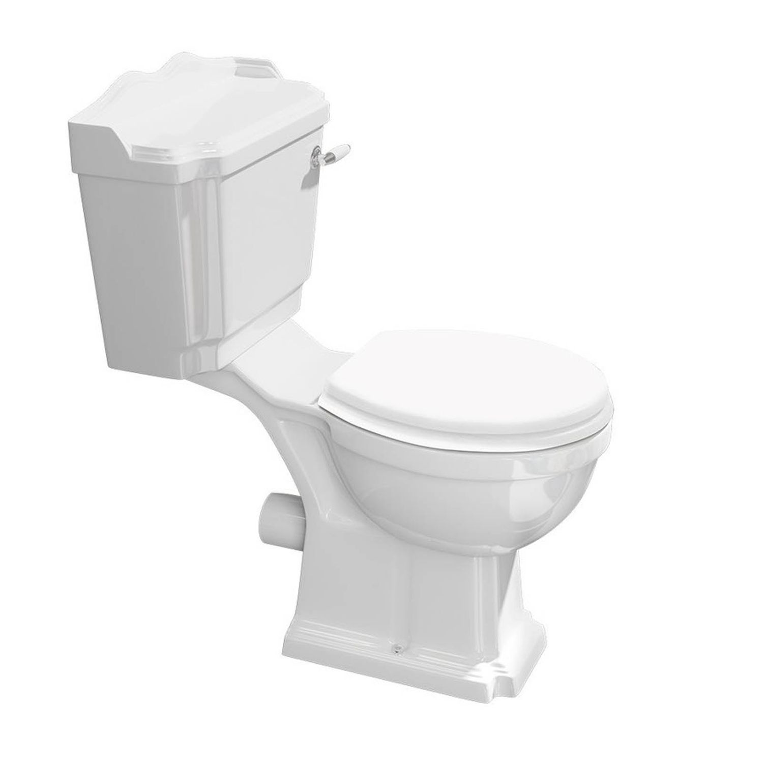 WC-istuin Interia Antik soft-close -kannella P-lukko | Taloon.com