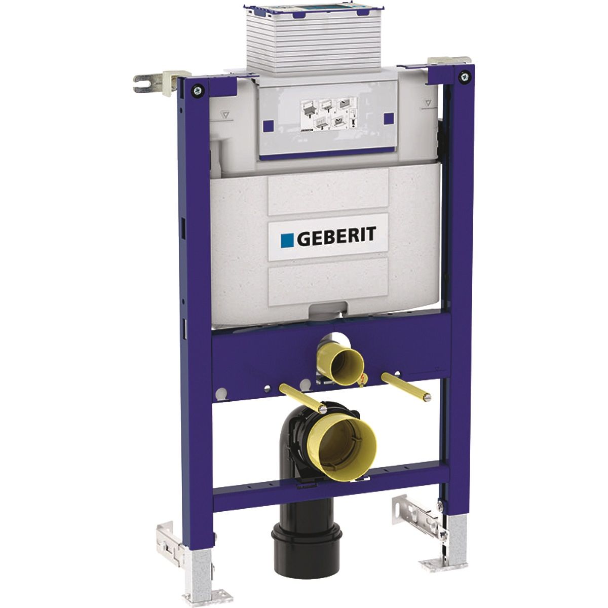 WC:n seinäasennuselementti Geberit Duofix Omega 82 cm ...