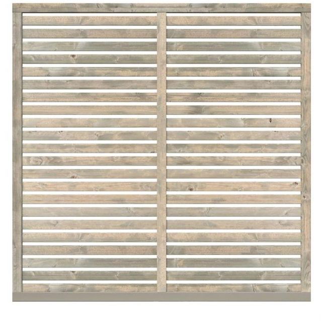 Aitaelementti Palmako Nina1 GYVPI 1800x1800mm painekyllästetty harmaa ...