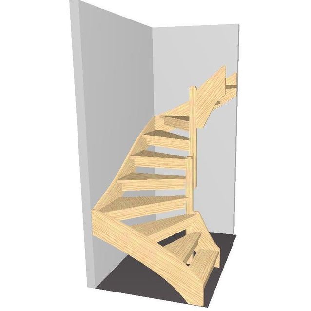 Portaat Lappiporras U2420 korkeus 2300 - 2420 mm | Taloon.com