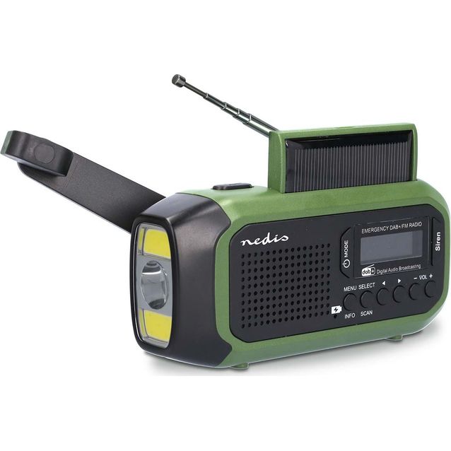 Hätäradio Nedis RDDBCR2000GN DAB+/FM | Taloon.com