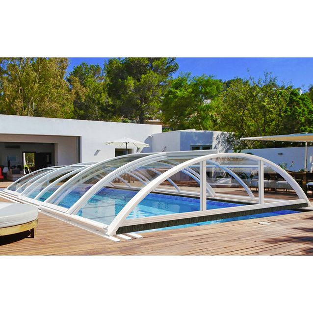 Uima-altaan kansi Metalcraft 4x8m, 4mm polykarbonaatti, eri värejä ...