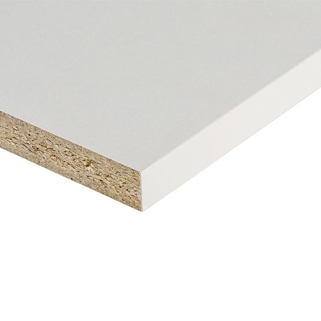 Kalustelevy Koskisen KoskiKant P2 sileä 16x400x2750 mm 2-siv. valkoinen ...