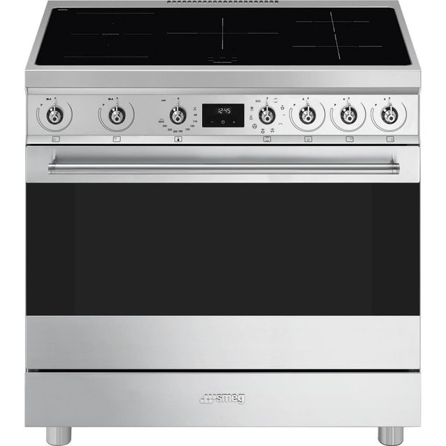 Induktioliesi Smeg C9IMX2 90cm teräs | Taloon.com