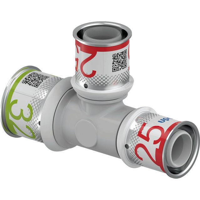 Puristus-T-haara Uponor S-Press Plus PPSU 32-25-25 mm | Taloon.com