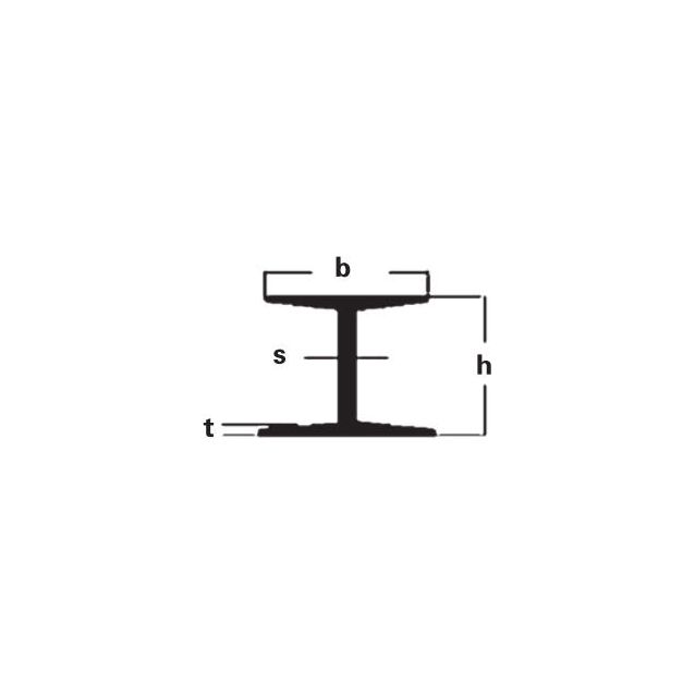 Teräspalkki INP 180 S235JR pituus 12 m | Taloon.com