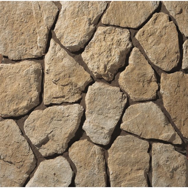 Verhoilukivi Mathios Stone Fieldstone Champagne | Taloon.com