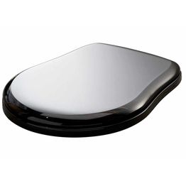 WC-istuin Lavabo Retro High, S-lukko, kiiltävä musta, eri värejä ...