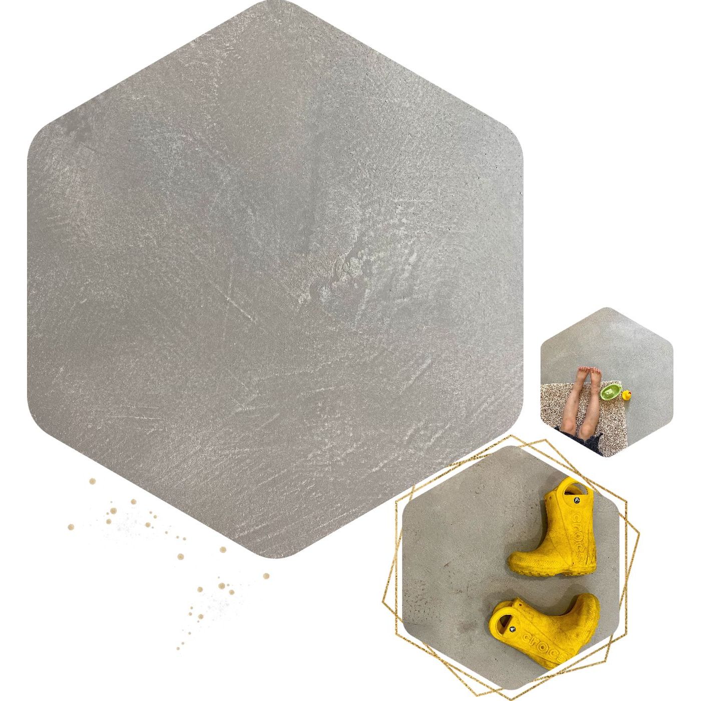 Sisustuslaasti Dekofloor Concret laatan päälle eri värejä | Taloon.com