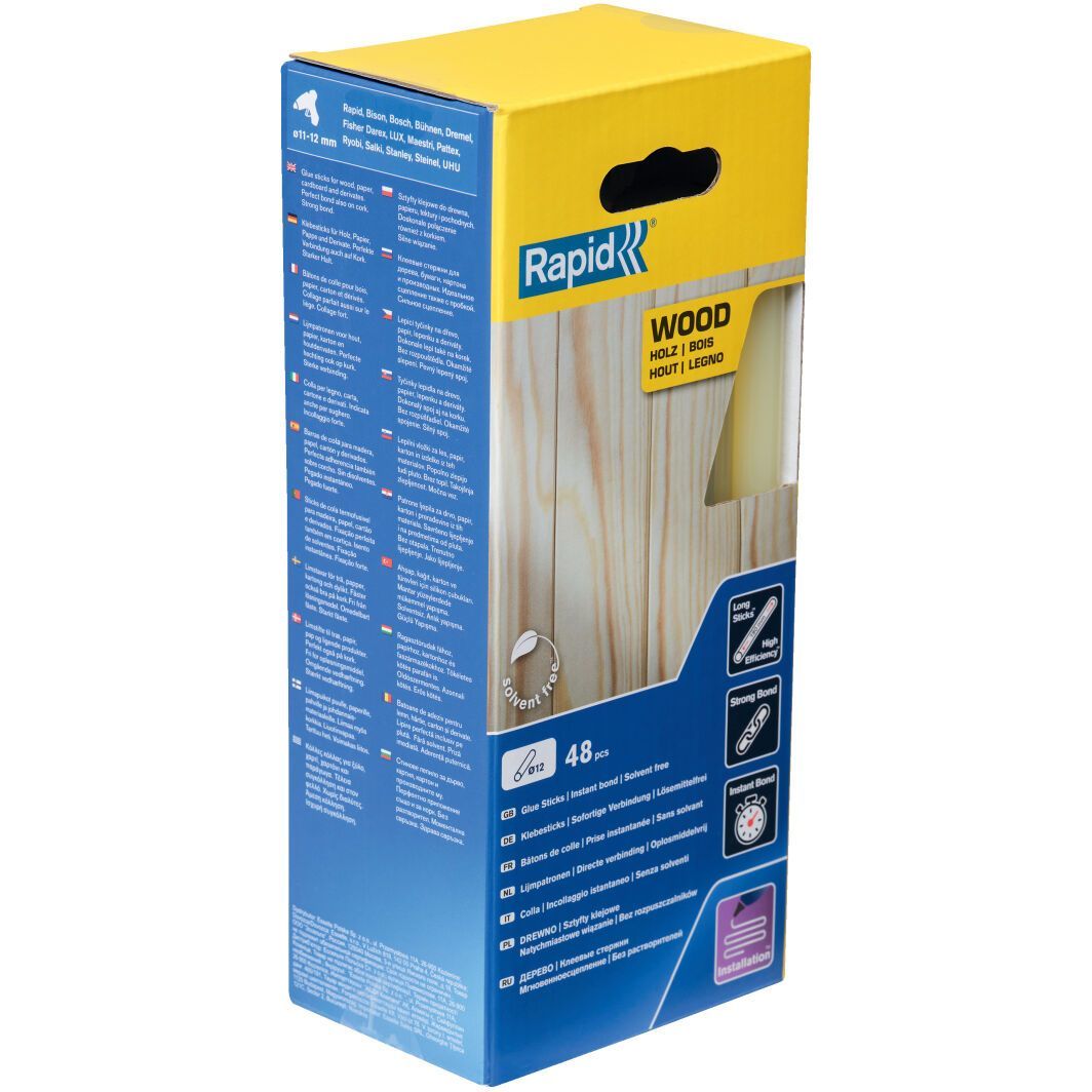 Liima Rapid 12mm 19cm 48kpl puu | Taloon.com