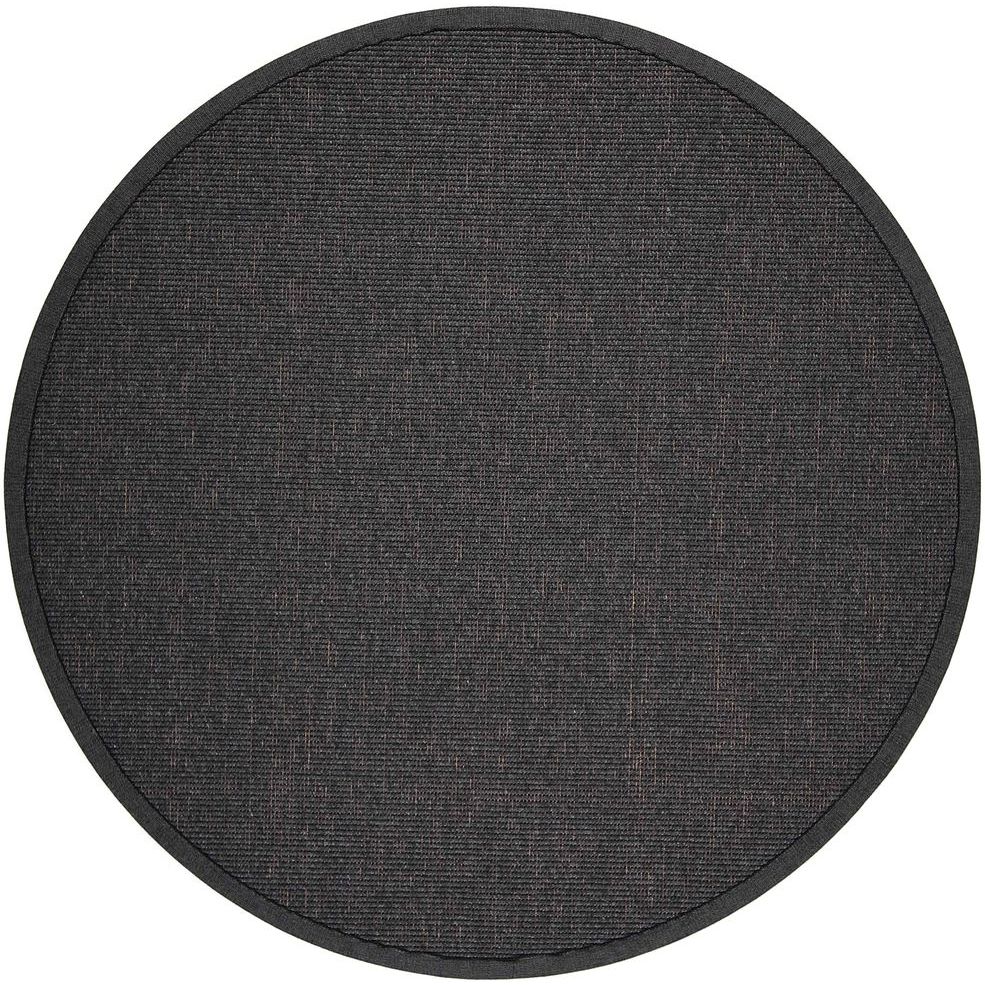 Matto VM Carpet Esmeralda mittatilaus pyöreä musta | Taloon.com