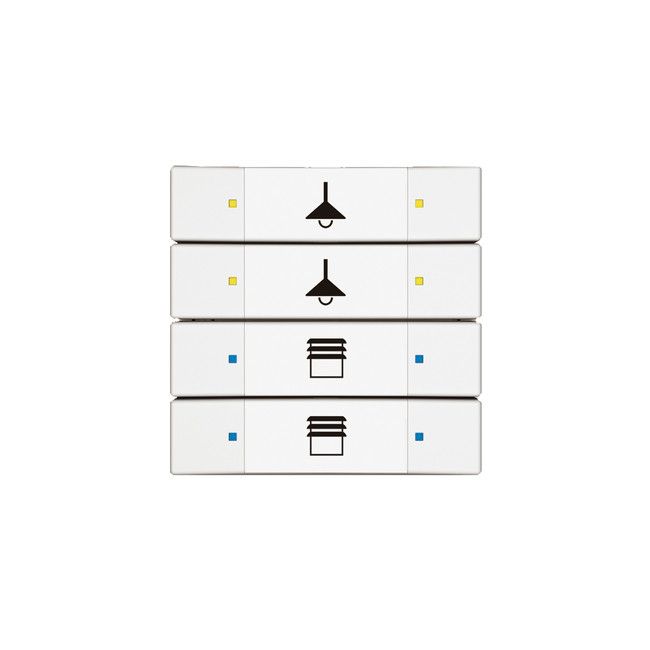 Painike ABB KNX Impressivo - 4 MV T U valkoinen