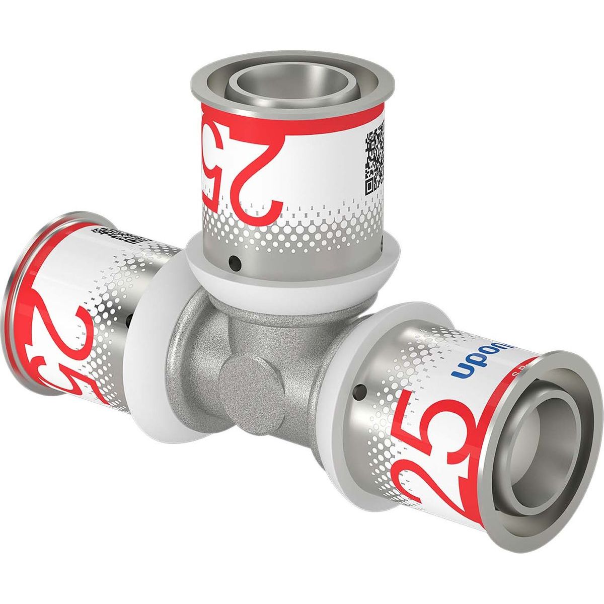 Puristus-T-Haara Uponor S-Press Plus 25-25-25 | Taloon.com