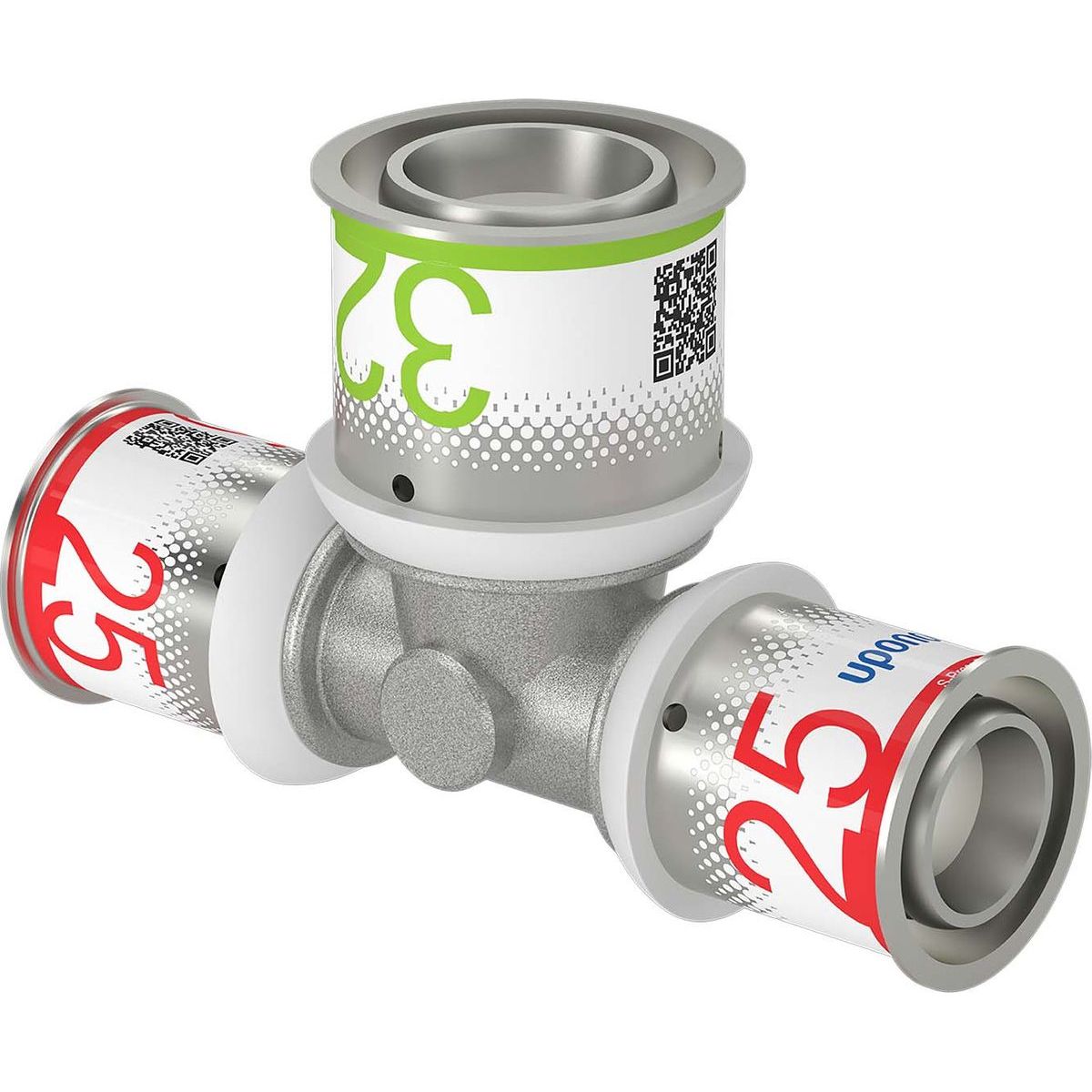 Puristus-T-Haara Uponor S-Press Plus 25-32-25 | Taloon.com